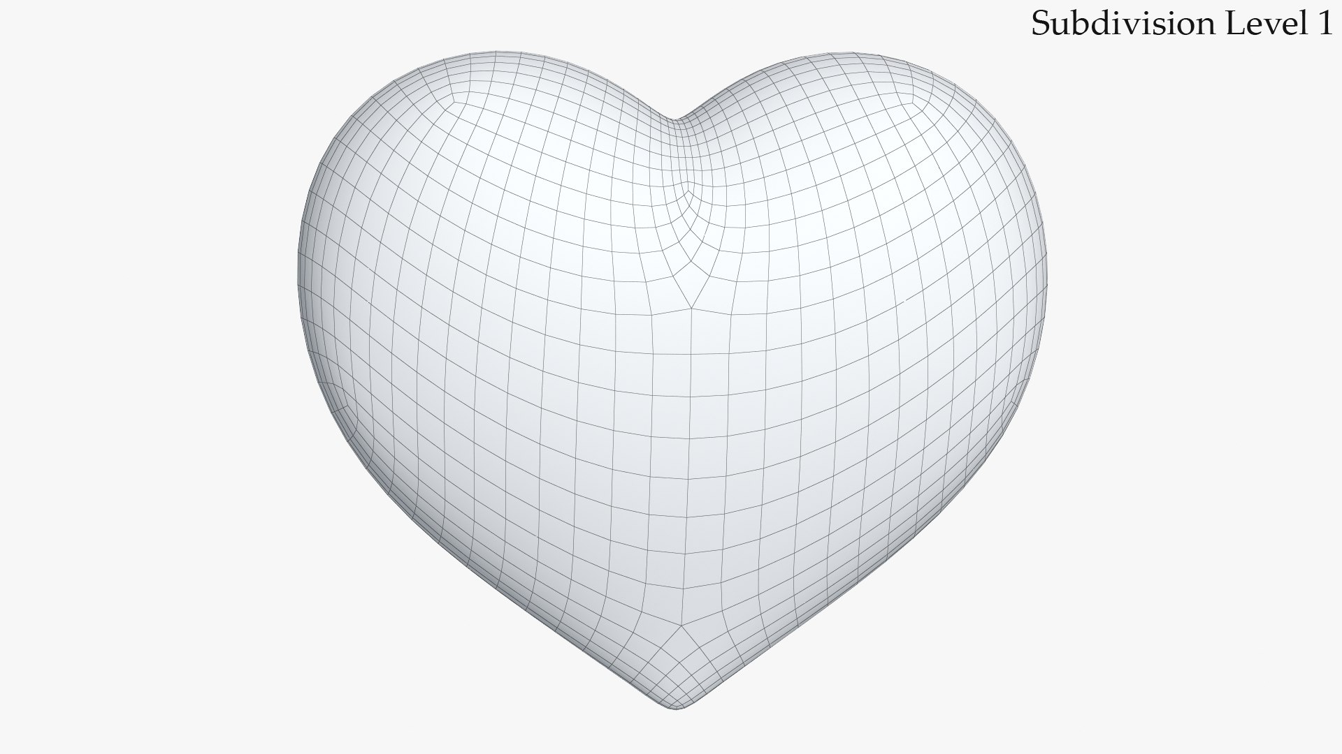 3d Model Heart Symbol S