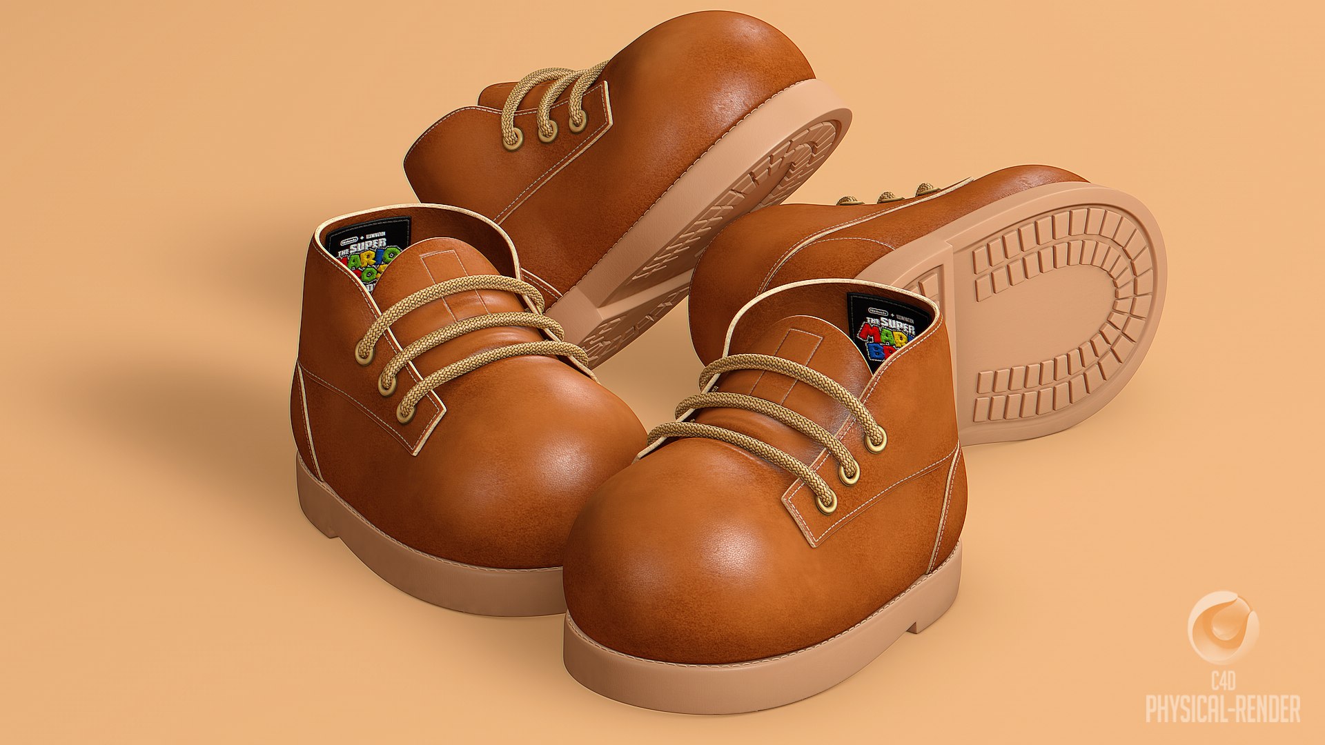 3D Super Mario Bros Movie Shoes - TurboSquid 2053766