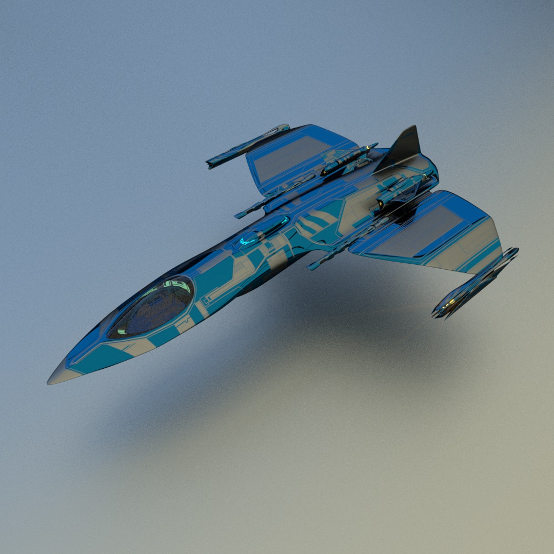 Ship Gunship 3d Model