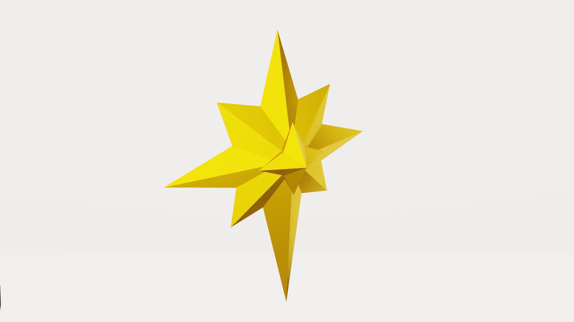 3D Christmas Star - TurboSquid 1979758