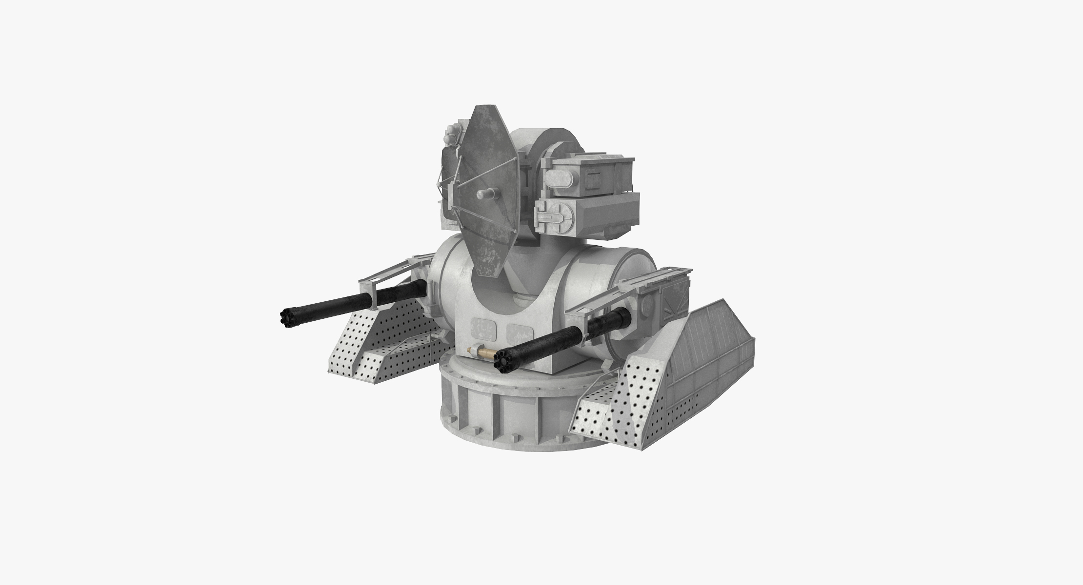 modelo 3d Colección Deck Guns 4 - TurboSquid 1620364