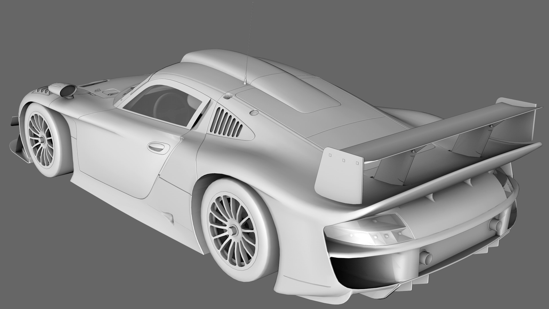 3D Porsche 911 Gt1 1997 Model - TurboSquid 1313833