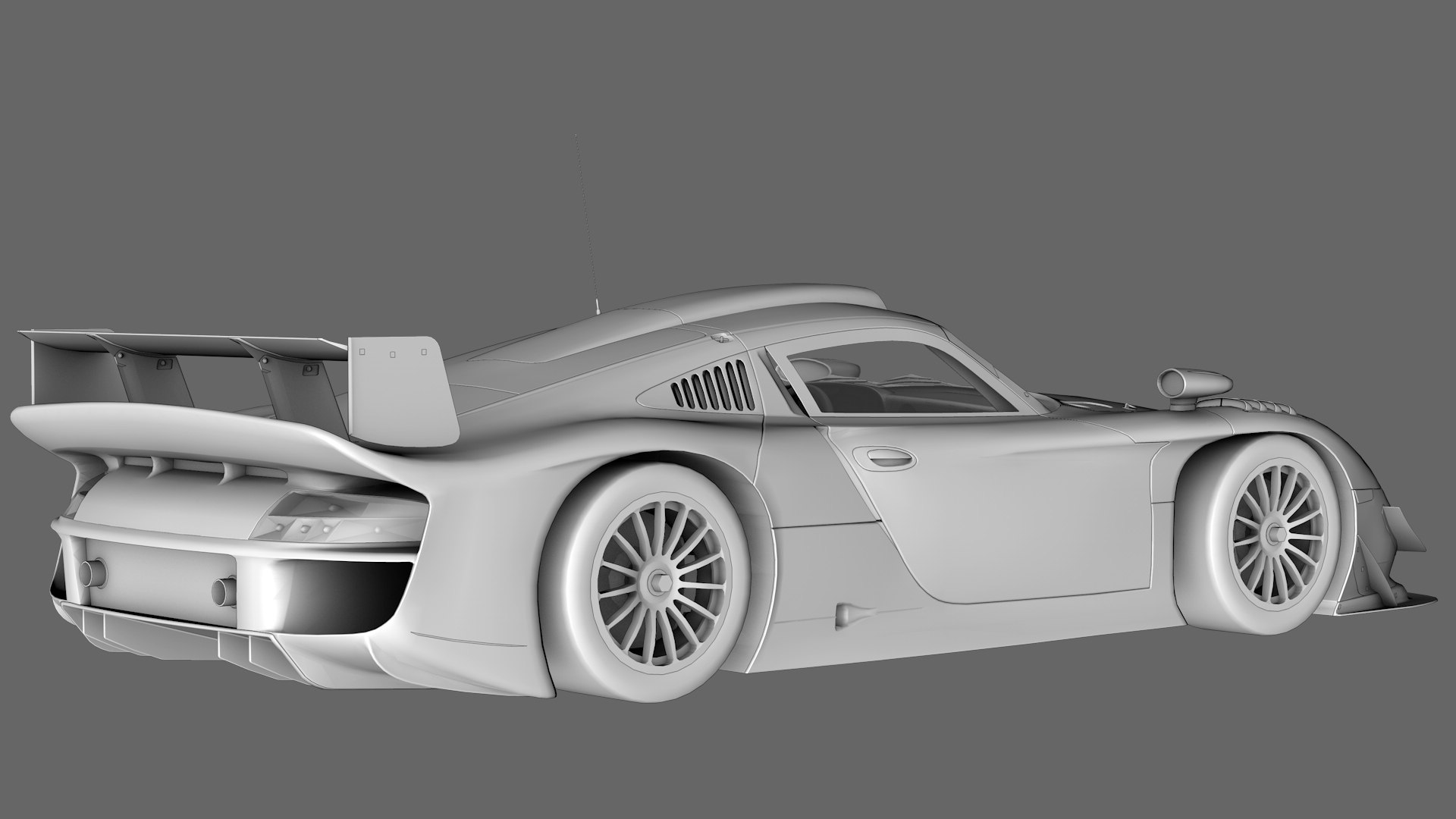 3D Porsche 911 Gt1 1997 Model - TurboSquid 1313833