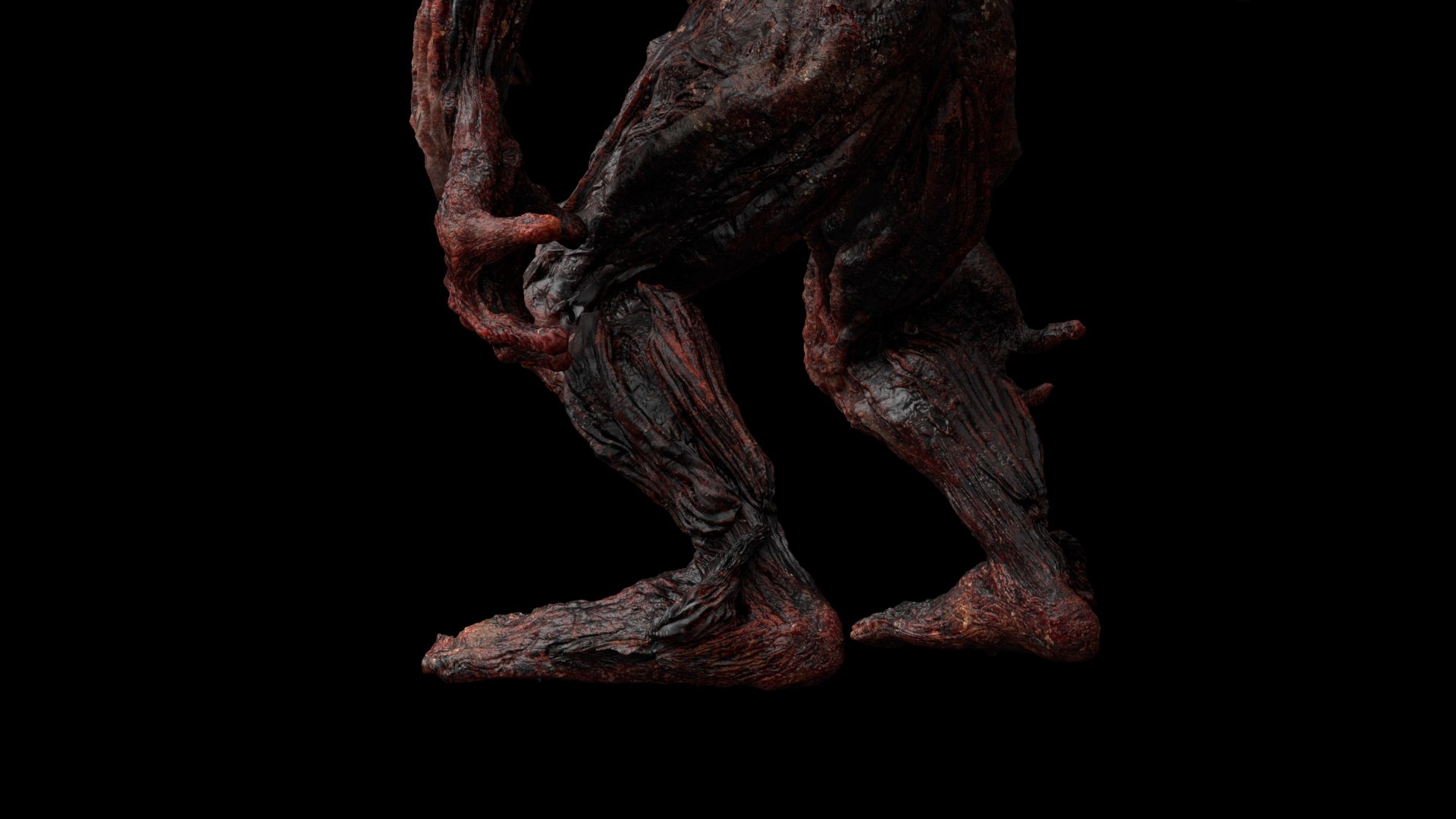 3D Red Monster Creature Model - TurboSquid 1785186
