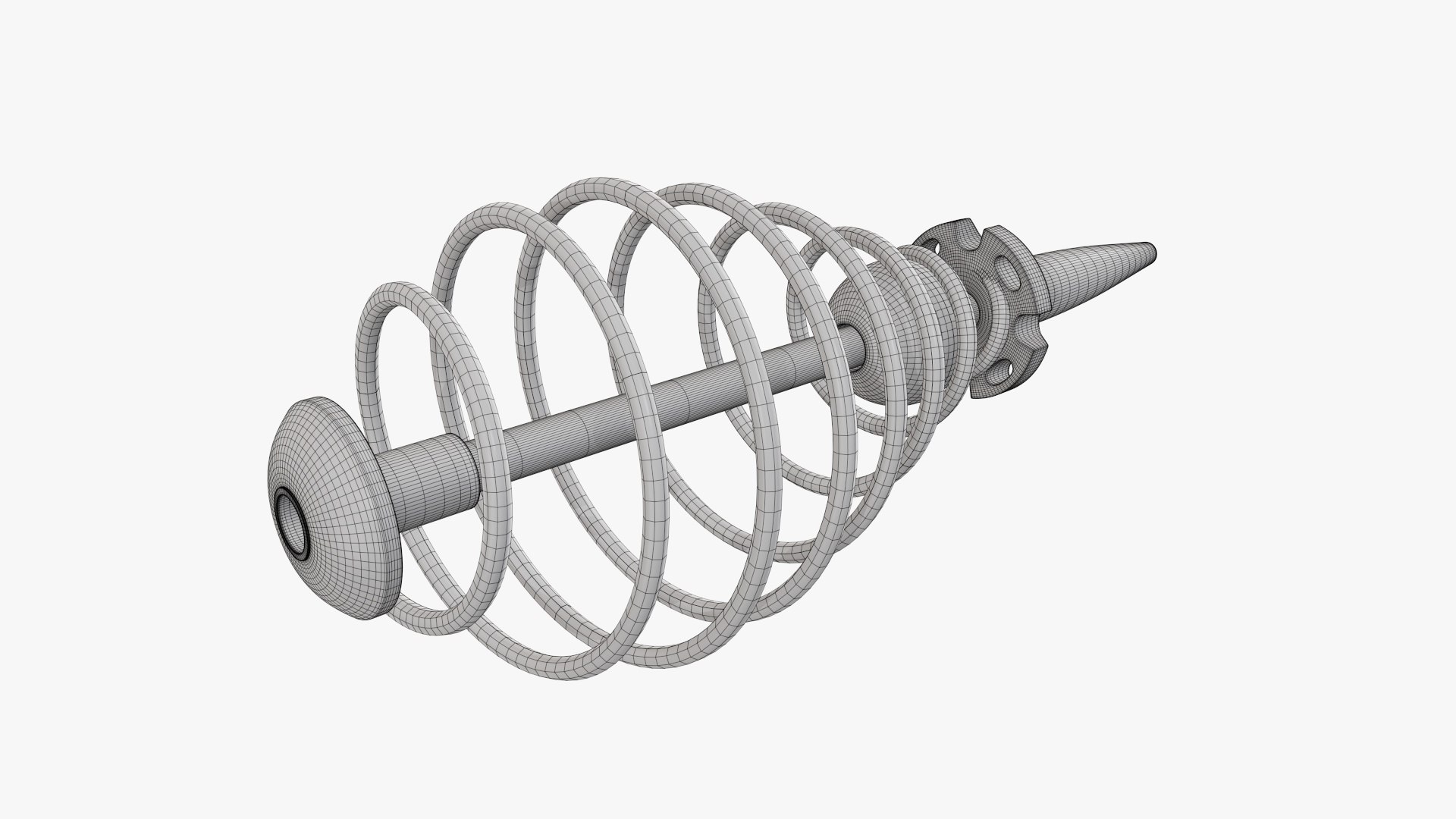 Fish feed spring 3D - TurboSquid 1650951