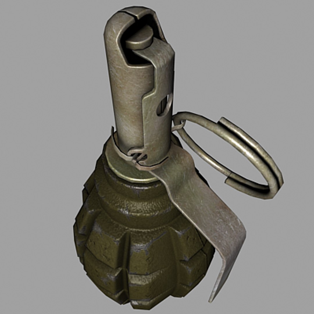 F1 Frag Grenade 3d Model