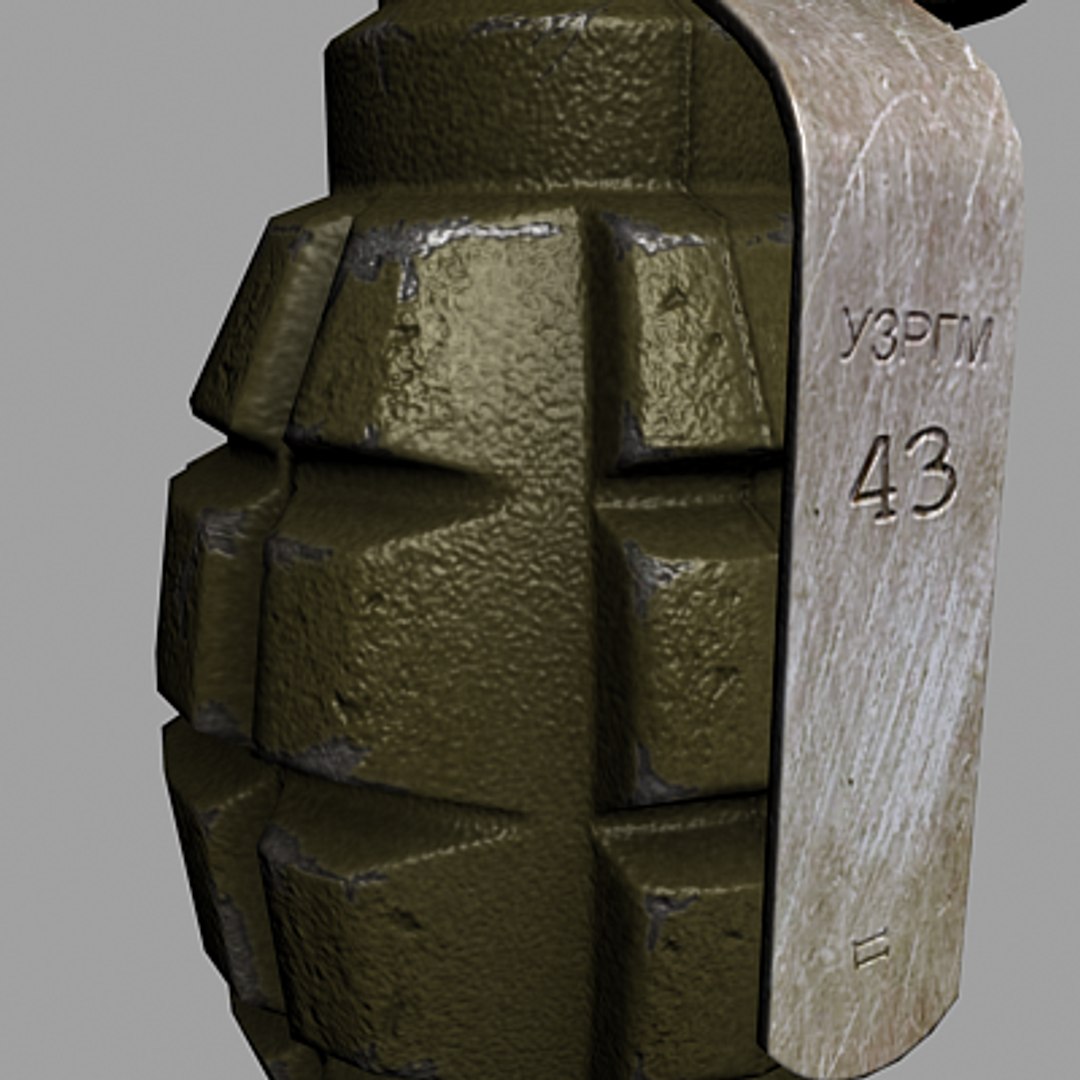 F1 Frag Grenade 3d Model