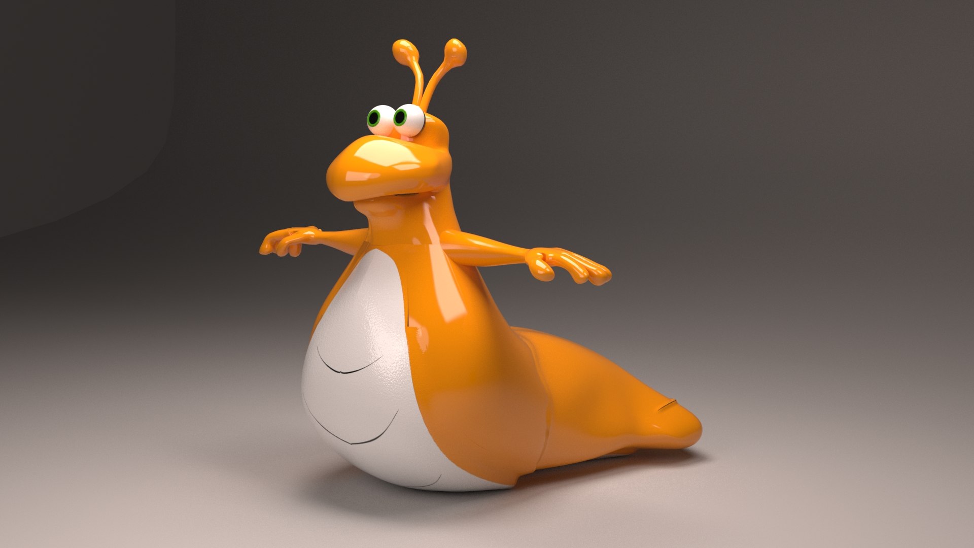 Slug Character 3D model - TurboSquid 2172041
