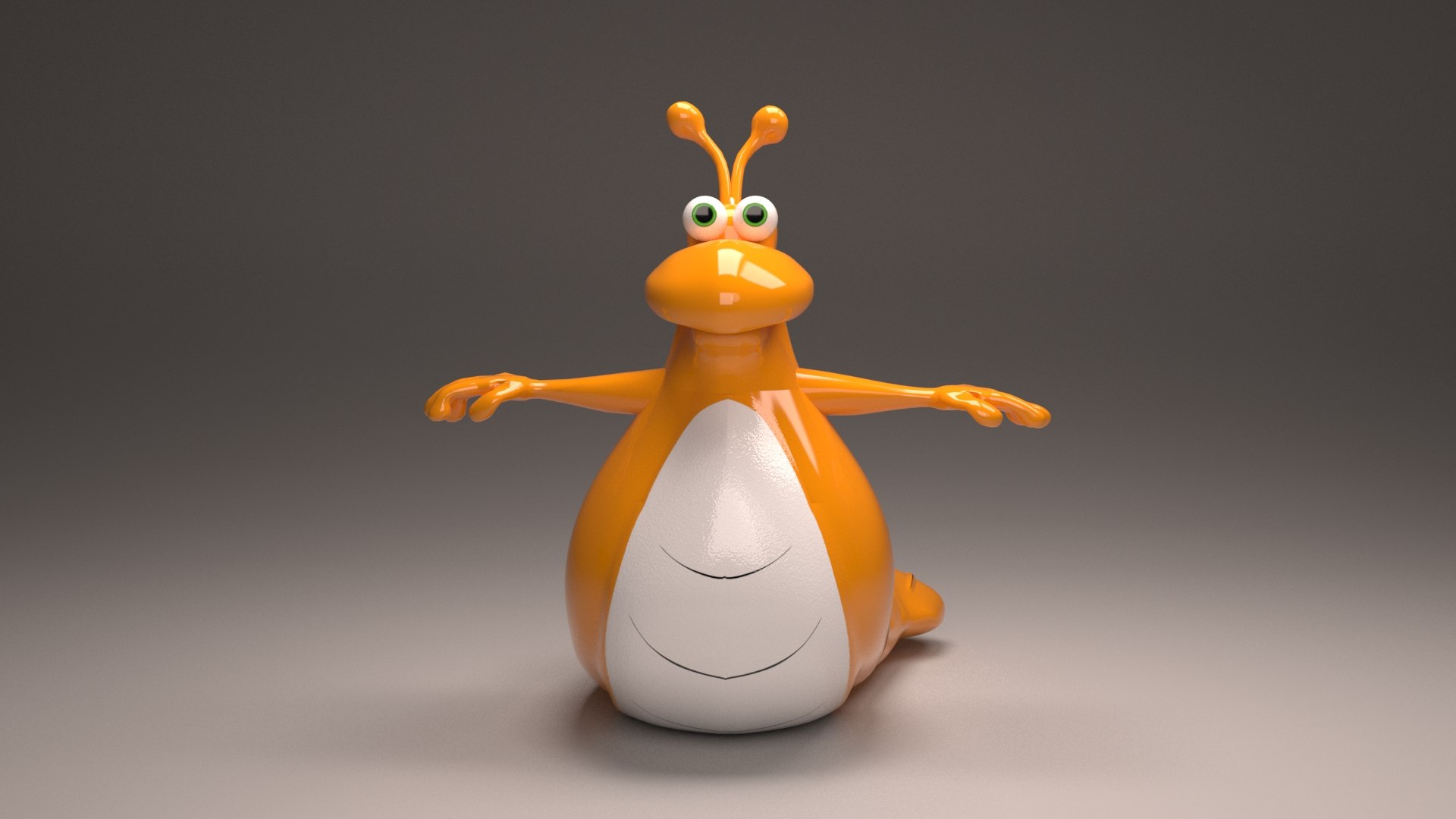 Slug Character 3D model - TurboSquid 2172041