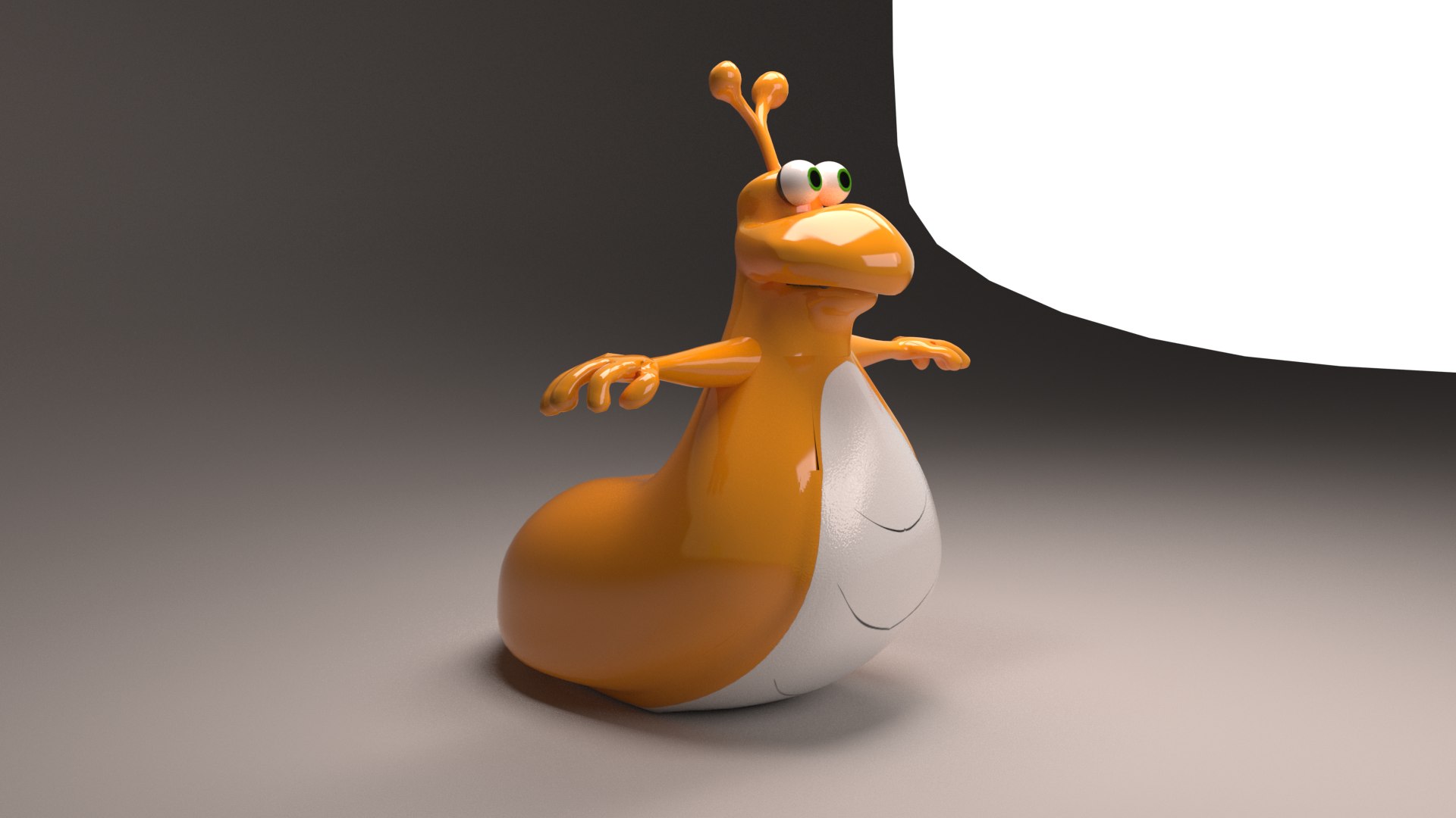 Slug Character 3D model - TurboSquid 2172041