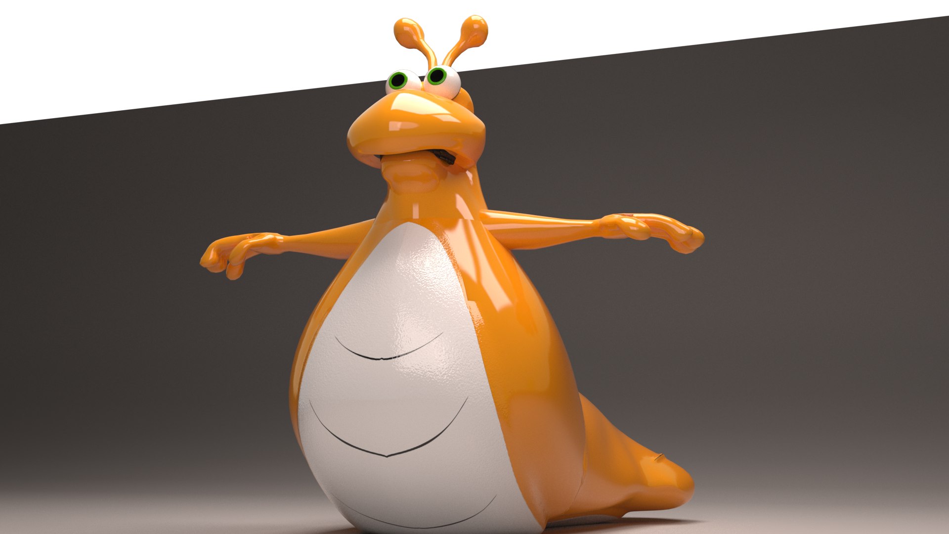 Slug Character 3D model - TurboSquid 2172041
