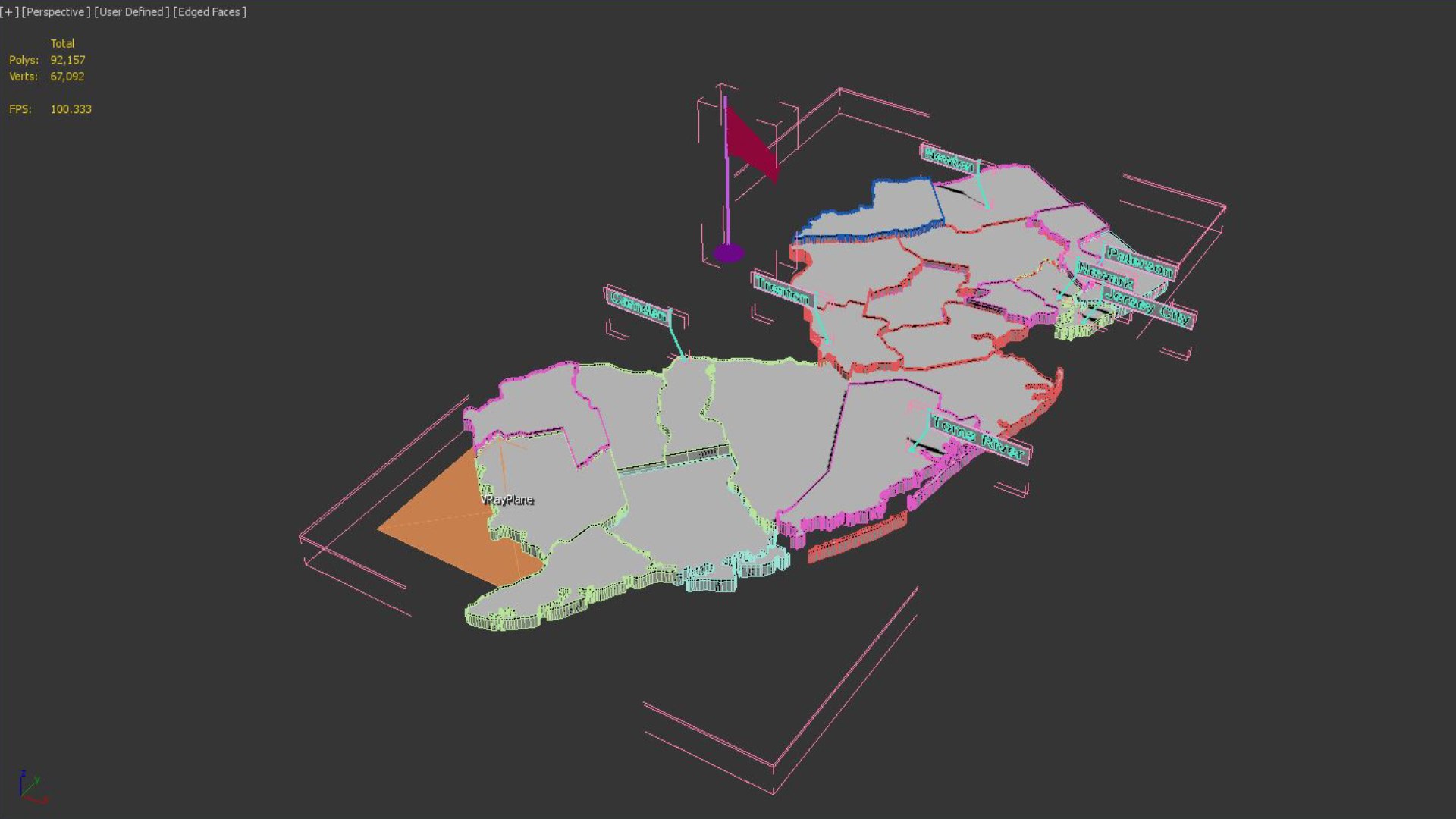 New State Cities 3D Model - TurboSquid 1703361