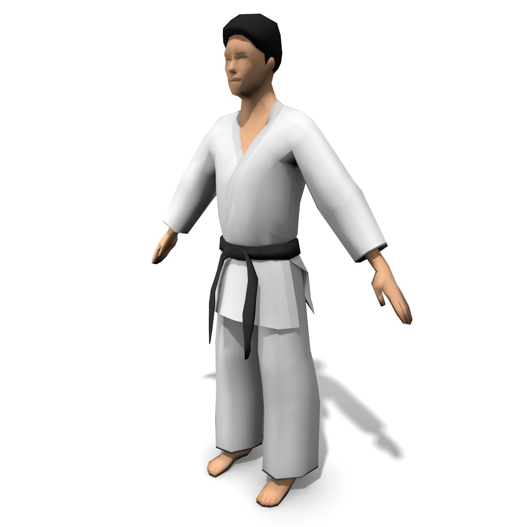 3d Model Karate Character