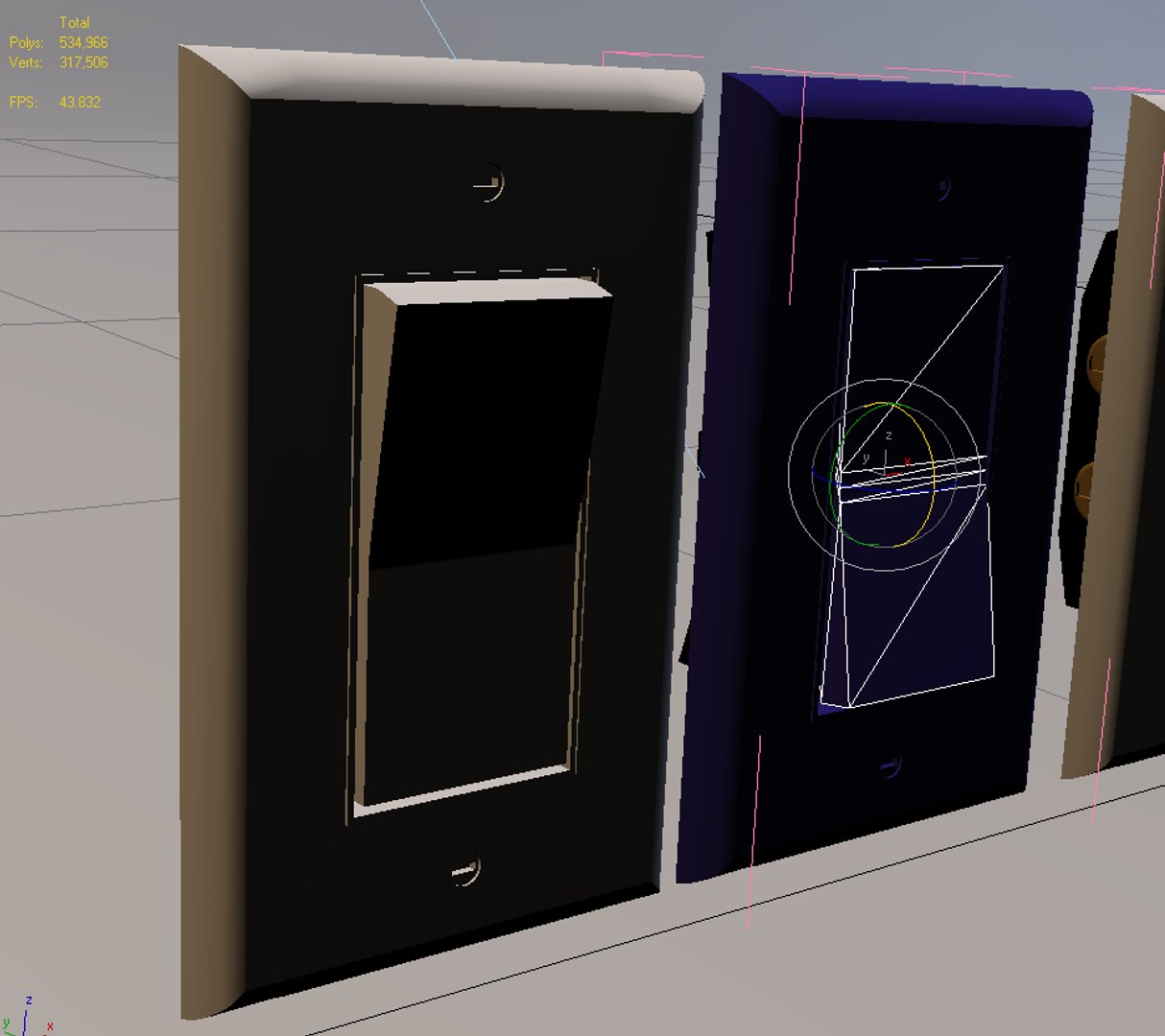 Free Wall Fixtures Decora Style 3D Model - TurboSquid 1270777