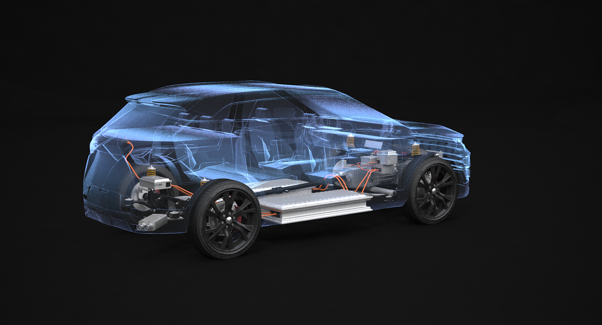 Rwd Hybrid Chassis 3D Model - TurboSquid 1397415