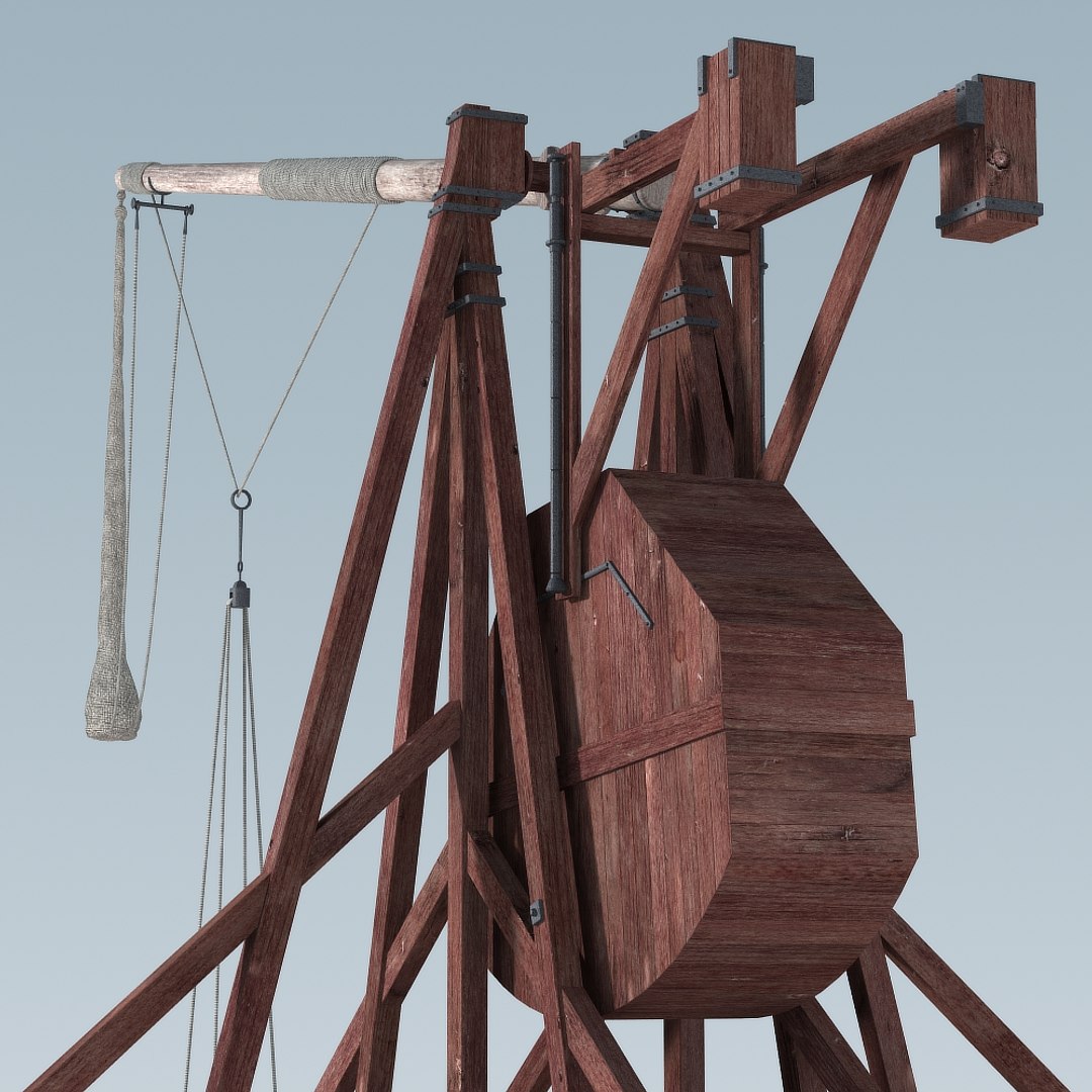 3d Tribok Trebuchet Model
