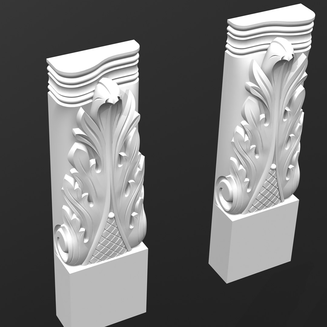 3D Plinth Column 001 - TurboSquid 1871952