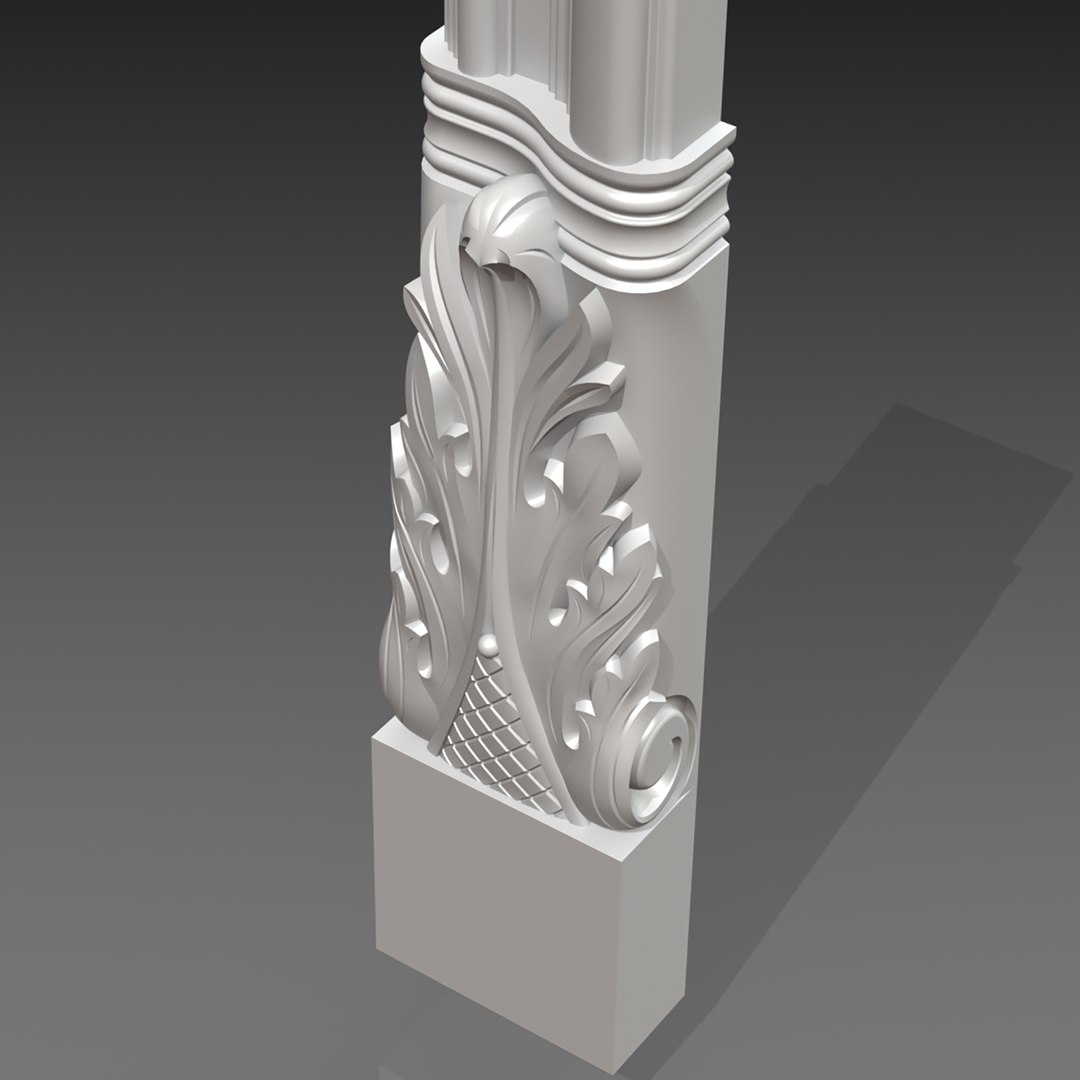 3D Plinth Column 001 - TurboSquid 1871952