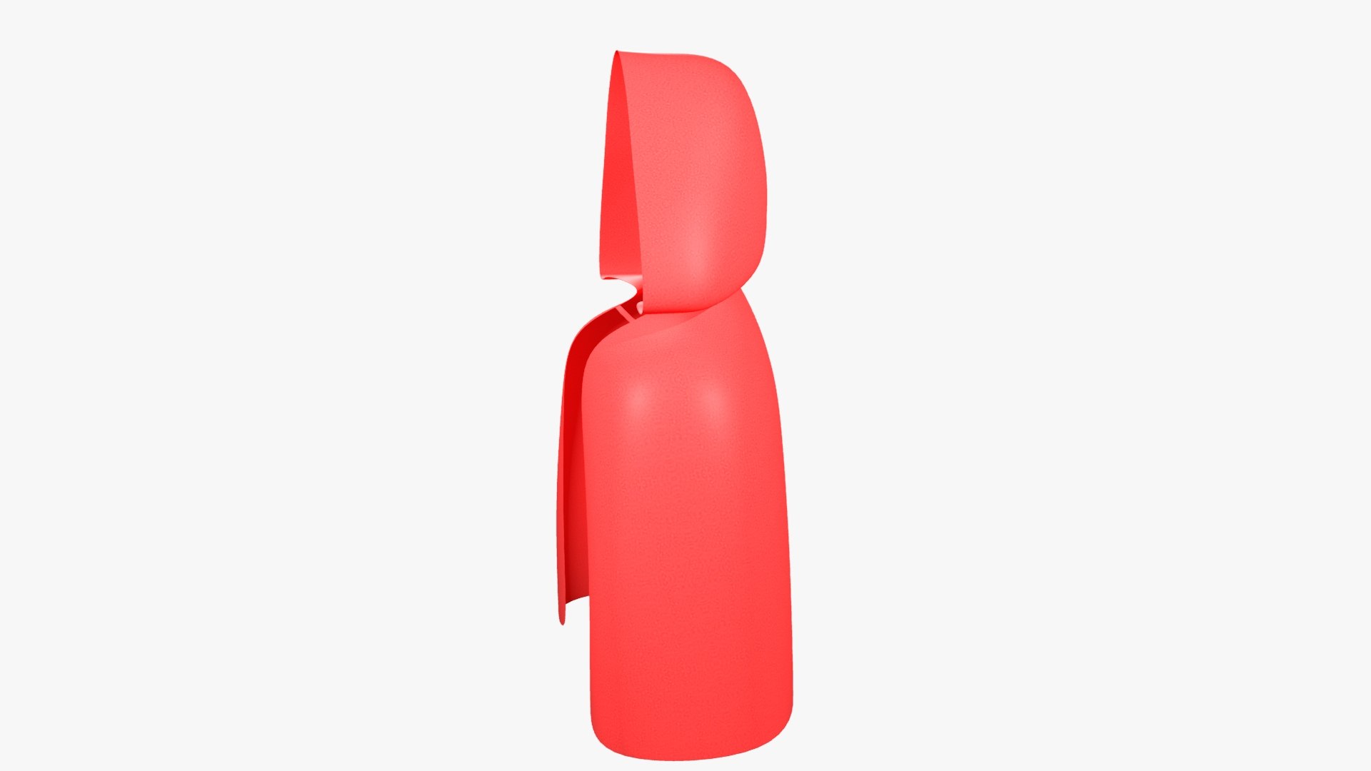 Red Short Cloak 3D Model - TurboSquid 1725665
