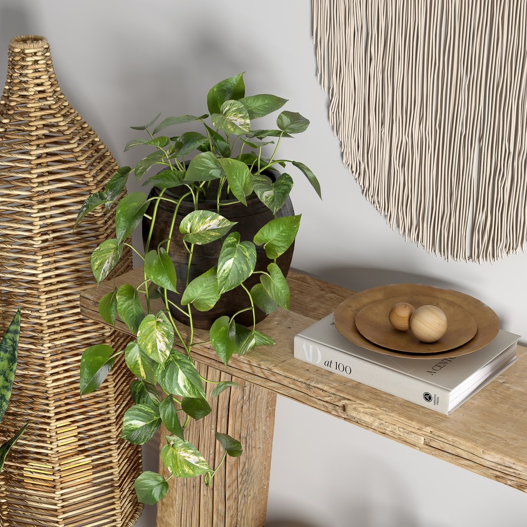 3D Decor Boho Set Model - TurboSquid 1783582