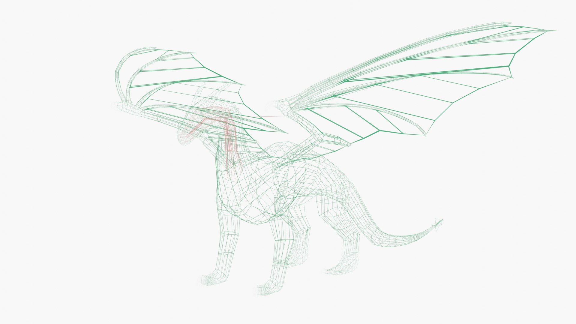 Low Poly Dragon Base 3D Model - TurboSquid 1758797