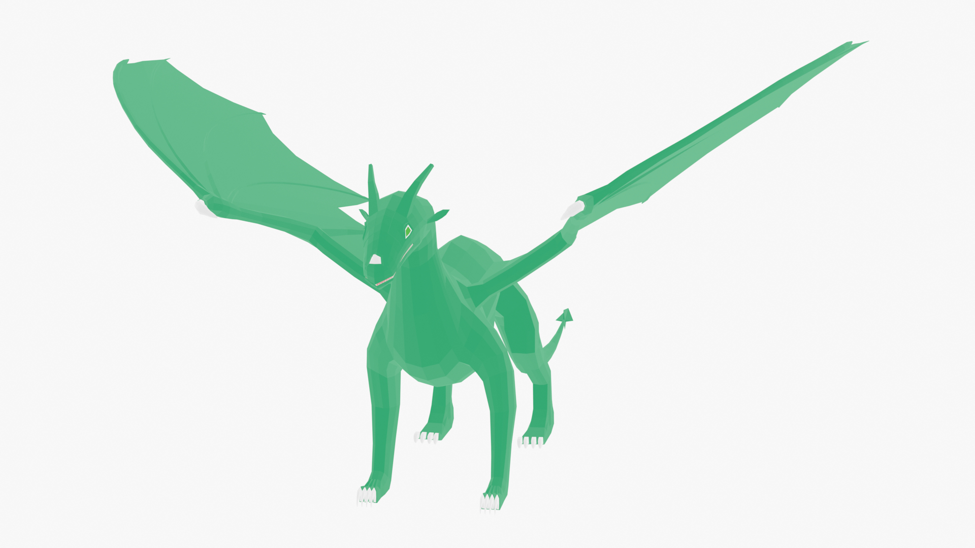 Low Poly Dragon Base 3D Model - TurboSquid 1758797