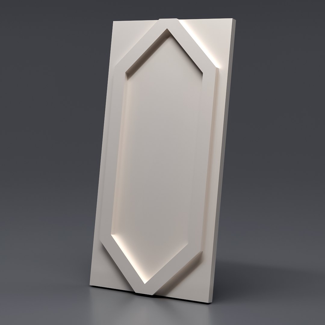 3D Decorative Gypsum Panel - TurboSquid 1534559