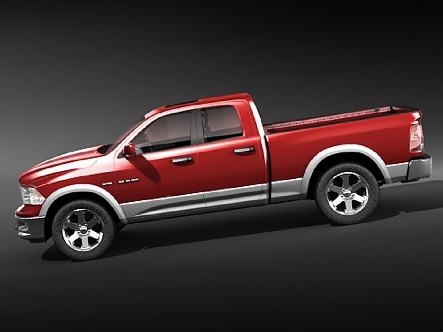 3d Dodge Ram 2009 Double