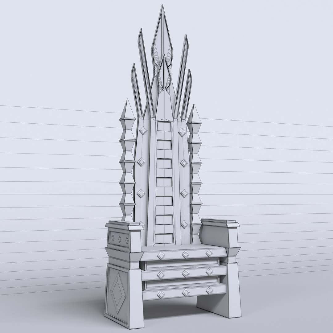 THRONE-2 3D Model - TurboSquid 2016455