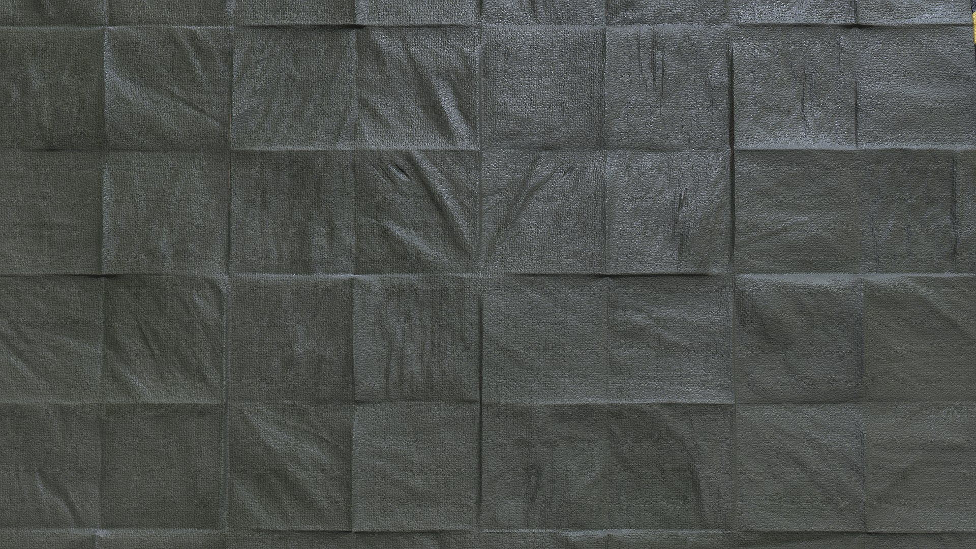 Army Green Gray Tarpaulin Sheet 4x4m Game Ready 3D Model - TurboSquid ...