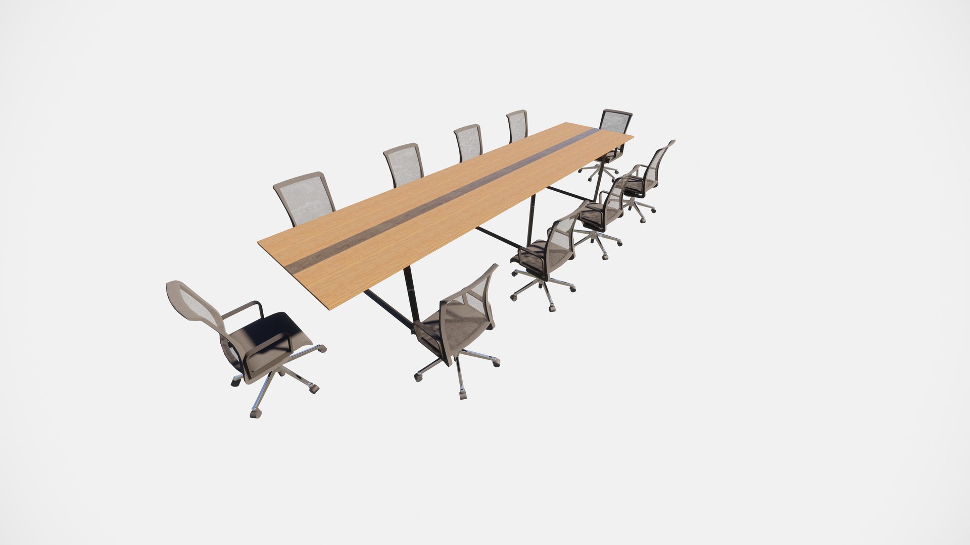 Meeting Table 3D - TurboSquid 1740531