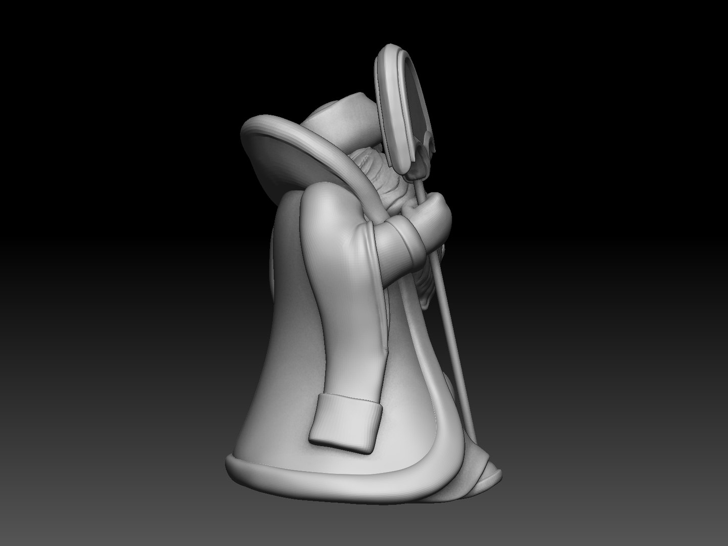 Santa Claus Ded 3d Model