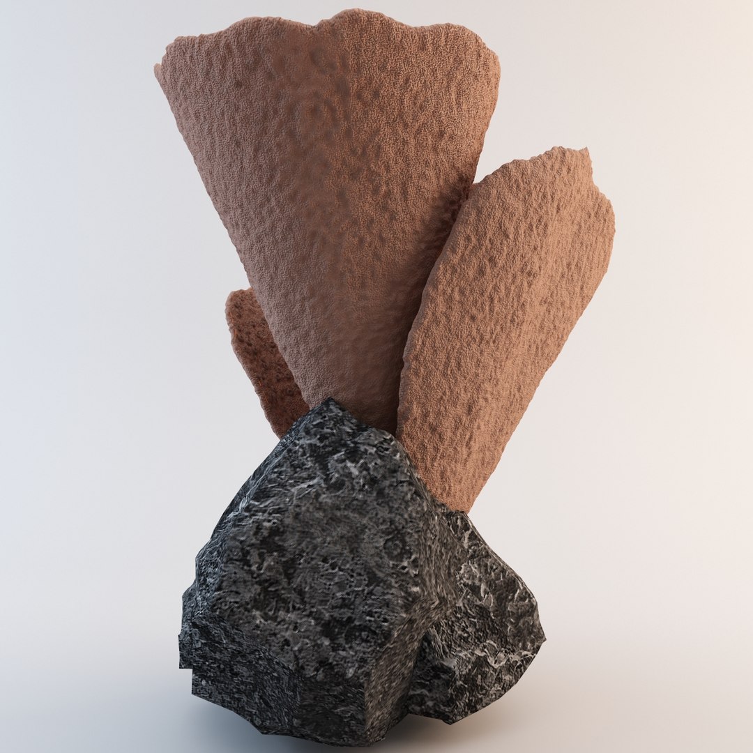 Ice Cream Cone Coral 3ds