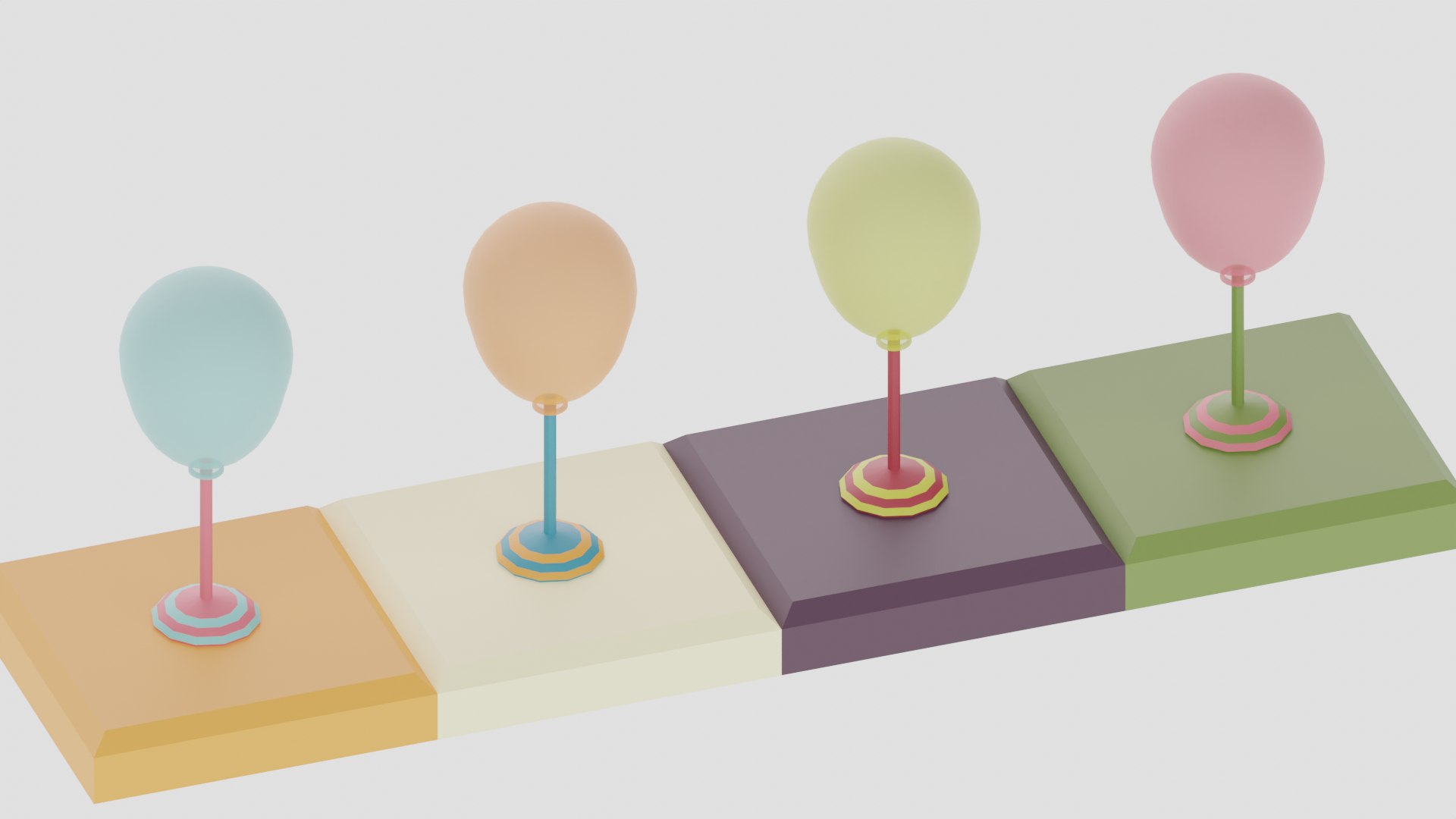 3D Balloon model - TurboSquid 2042656