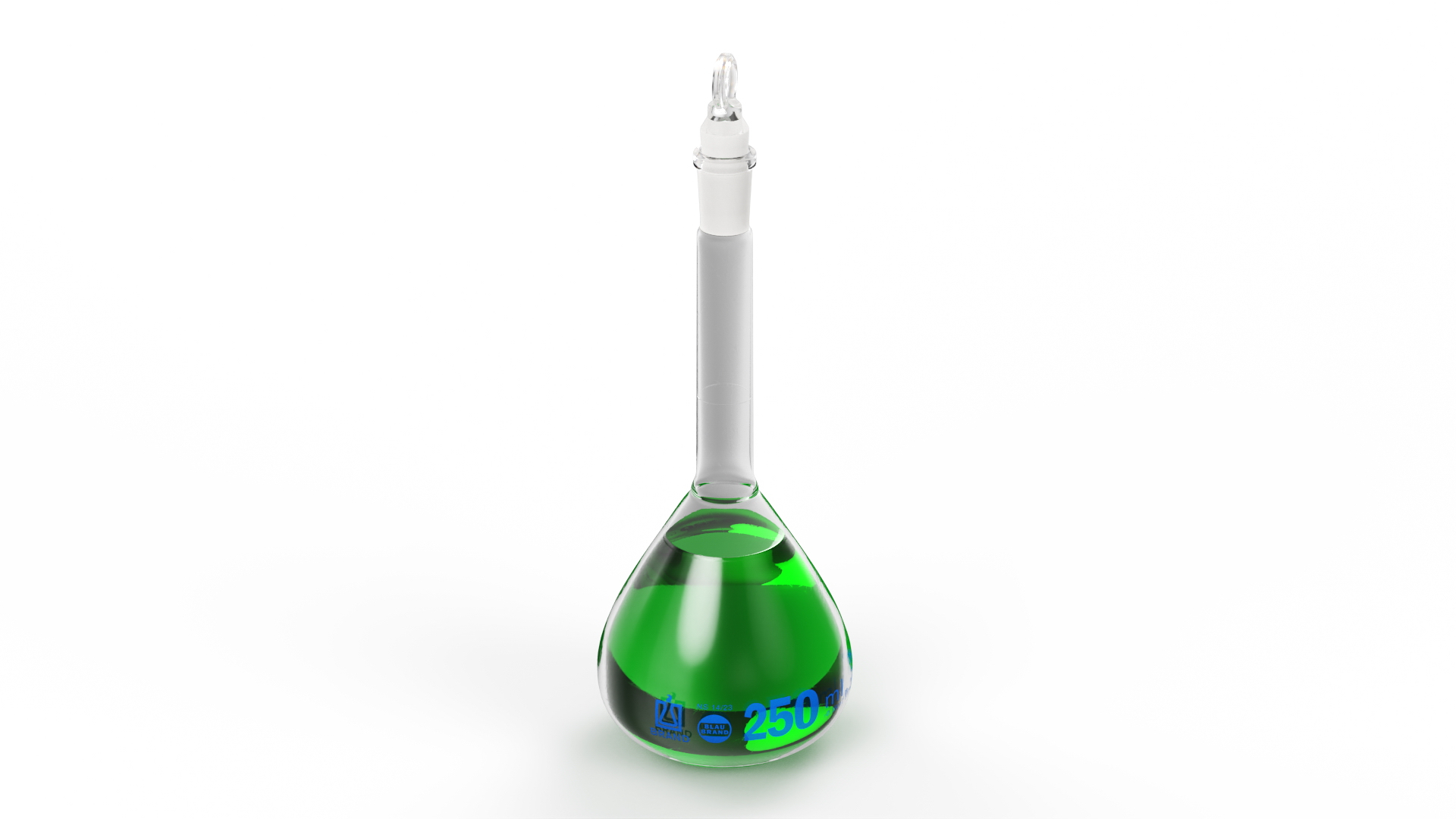 Medical Flask 250ml Filled With Green Liquor 3D - TurboSquid 2063020