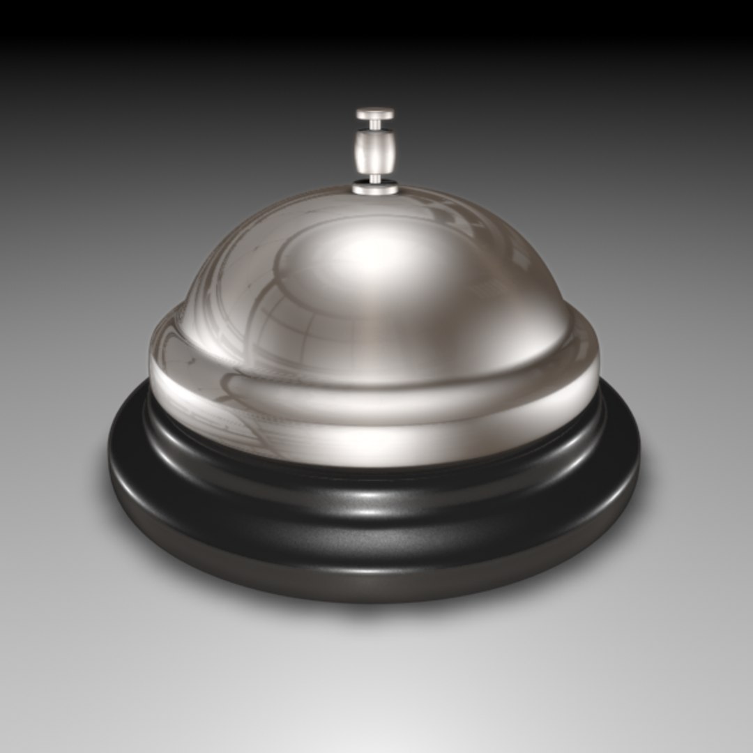 desk bell 3d c4d
