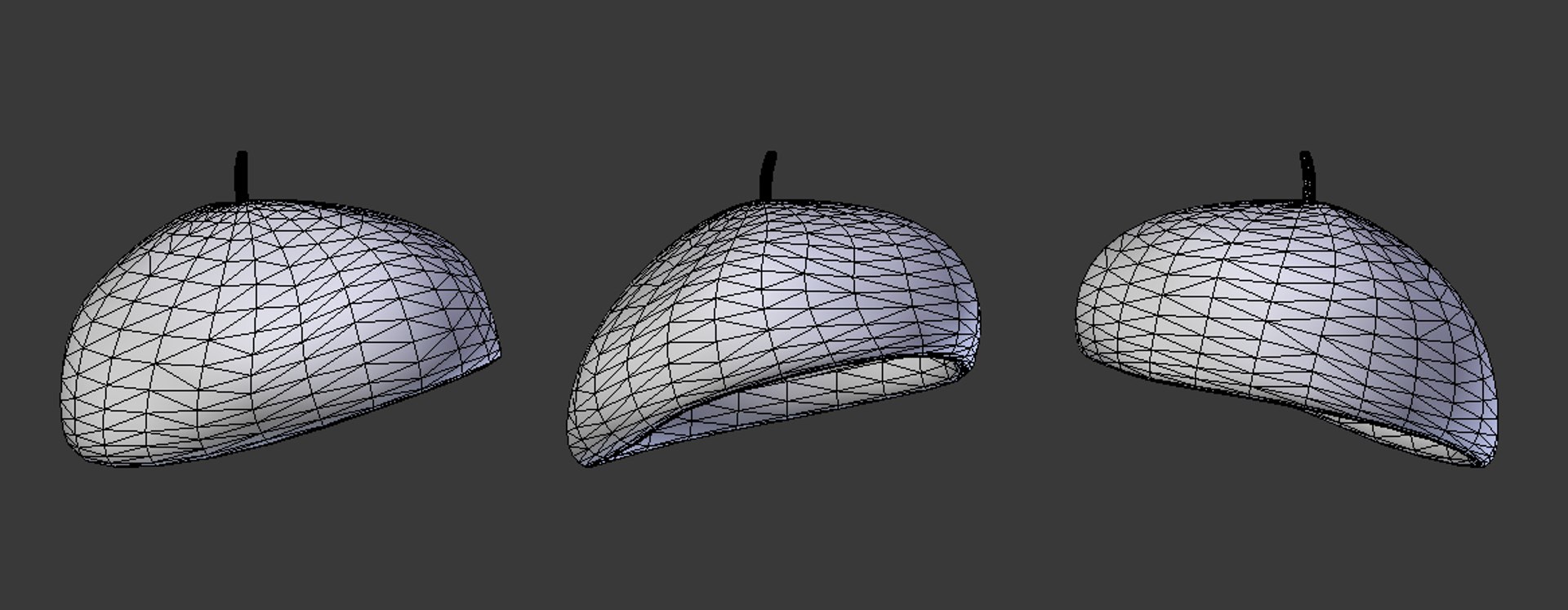 3D beret - TurboSquid 1494889