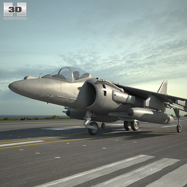맥도넬 더글러스 AV-8B 해리어 II 3D 모델 - TurboSquid 1212939