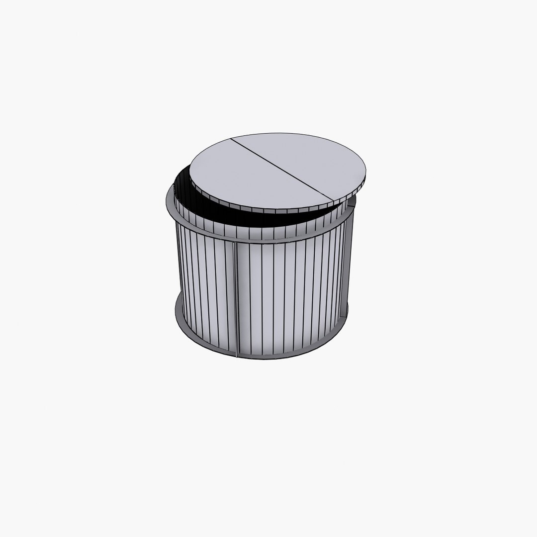 3d model garden shaft