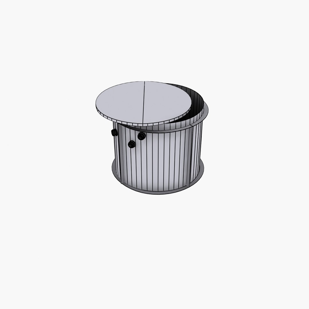 3d model garden shaft