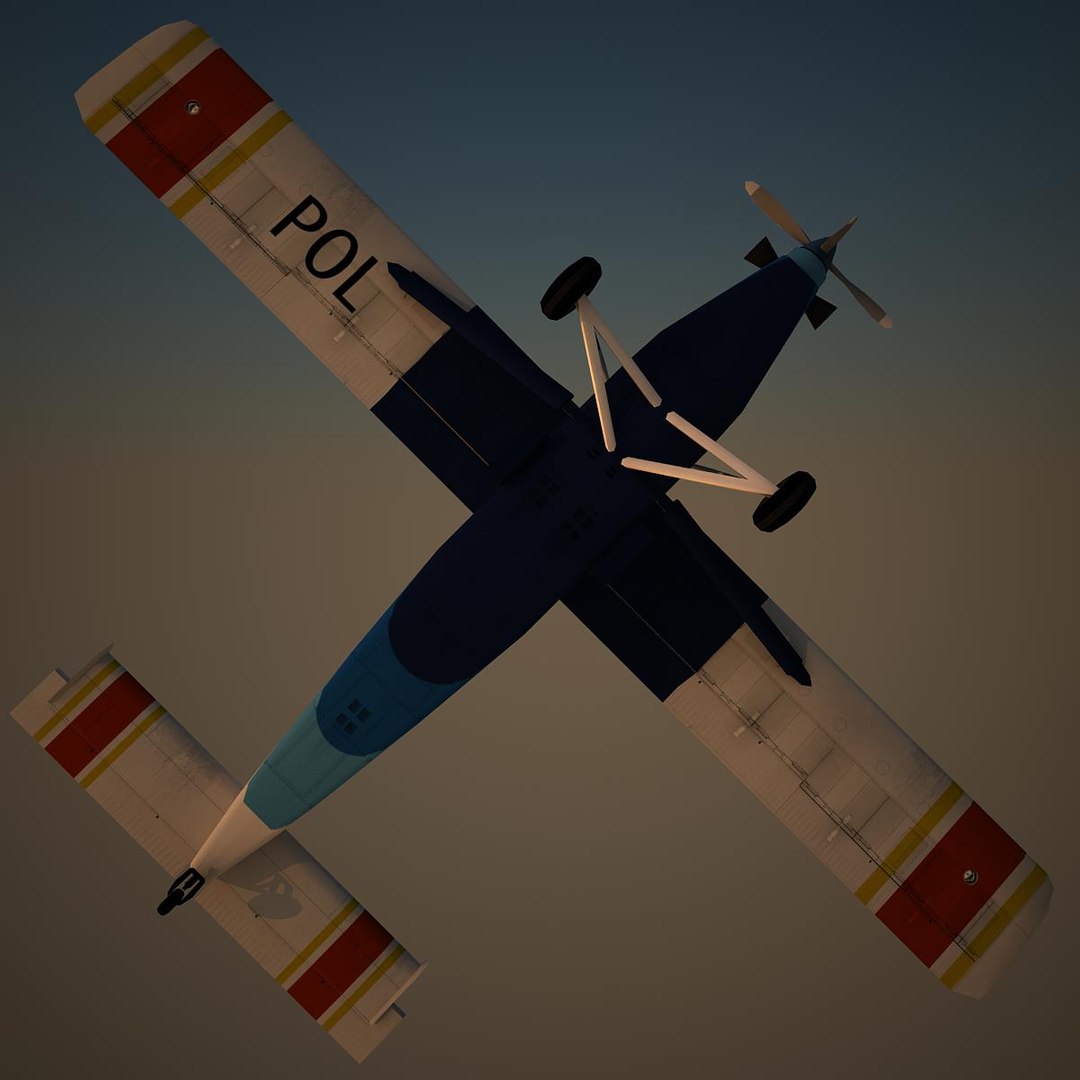 Pilatus Porter Uup 3d Model