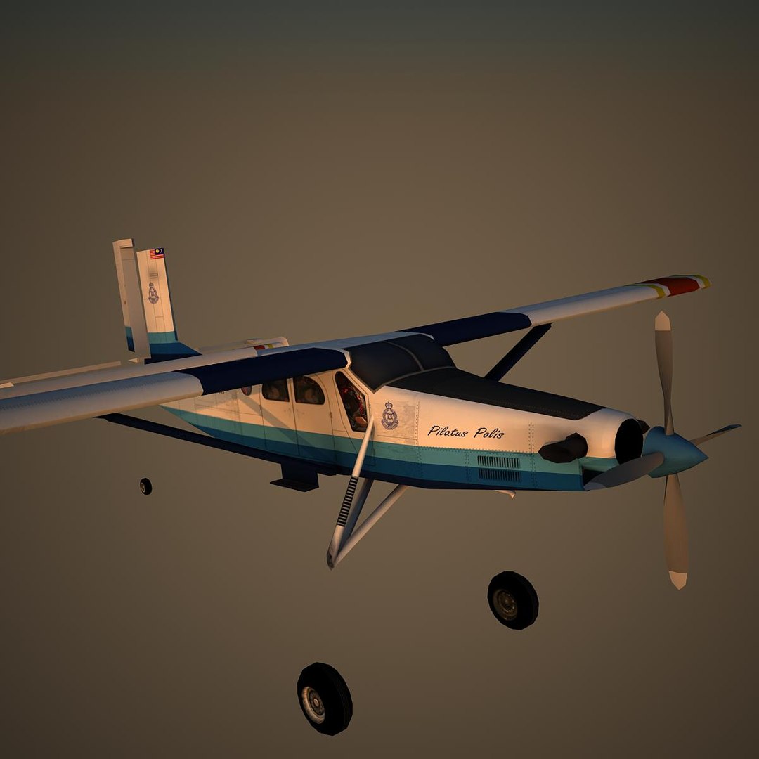 Pilatus Porter Uup 3d Model