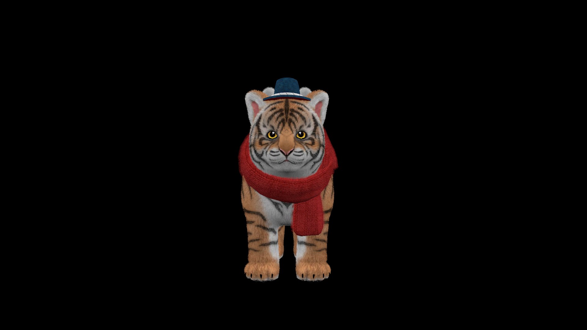 Baby Tiger 3D - TurboSquid 1953621