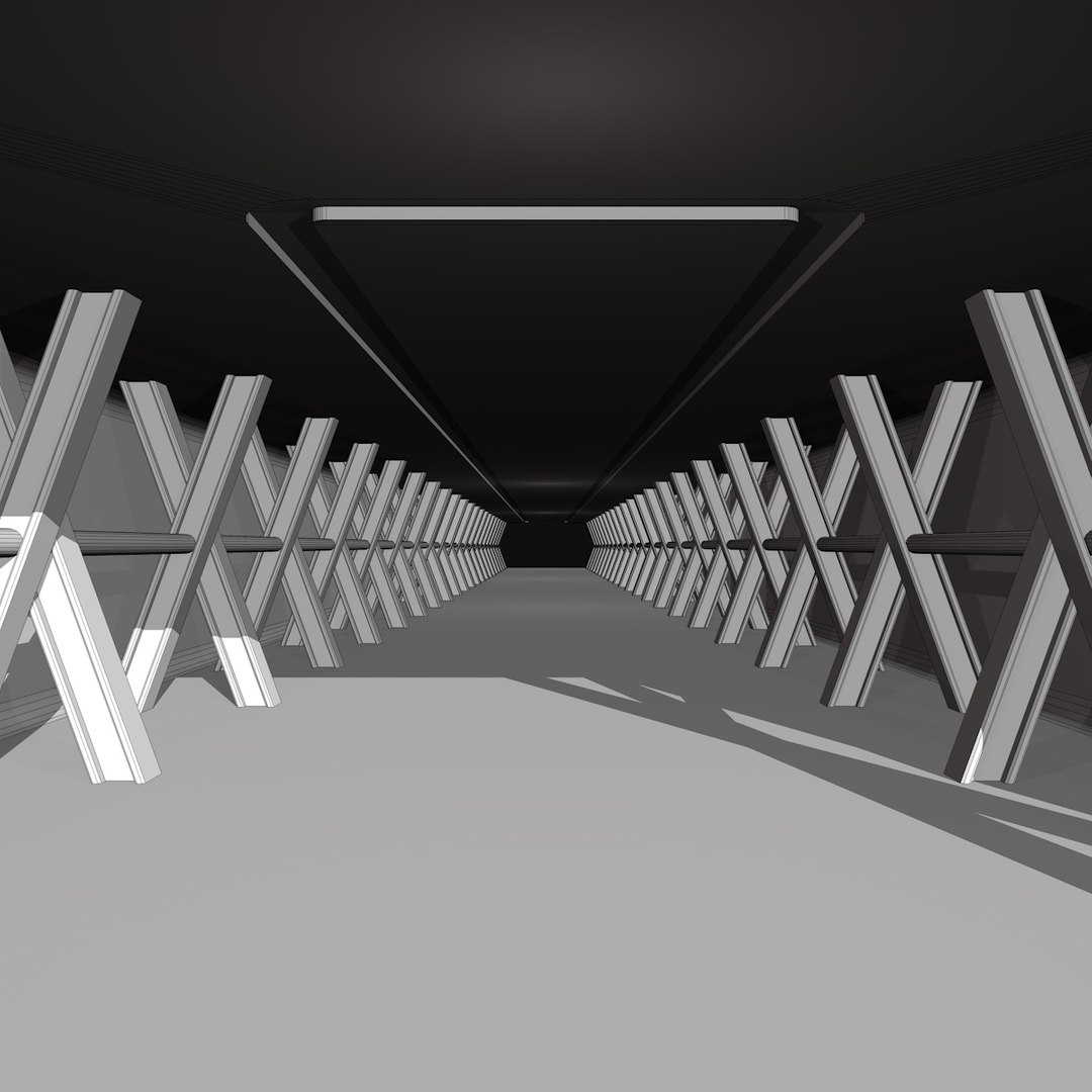 corridor 3d 3ds