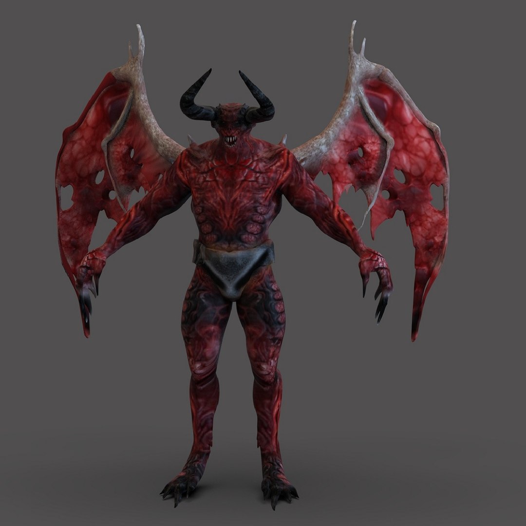 3D Demon Character - TurboSquid 2267605