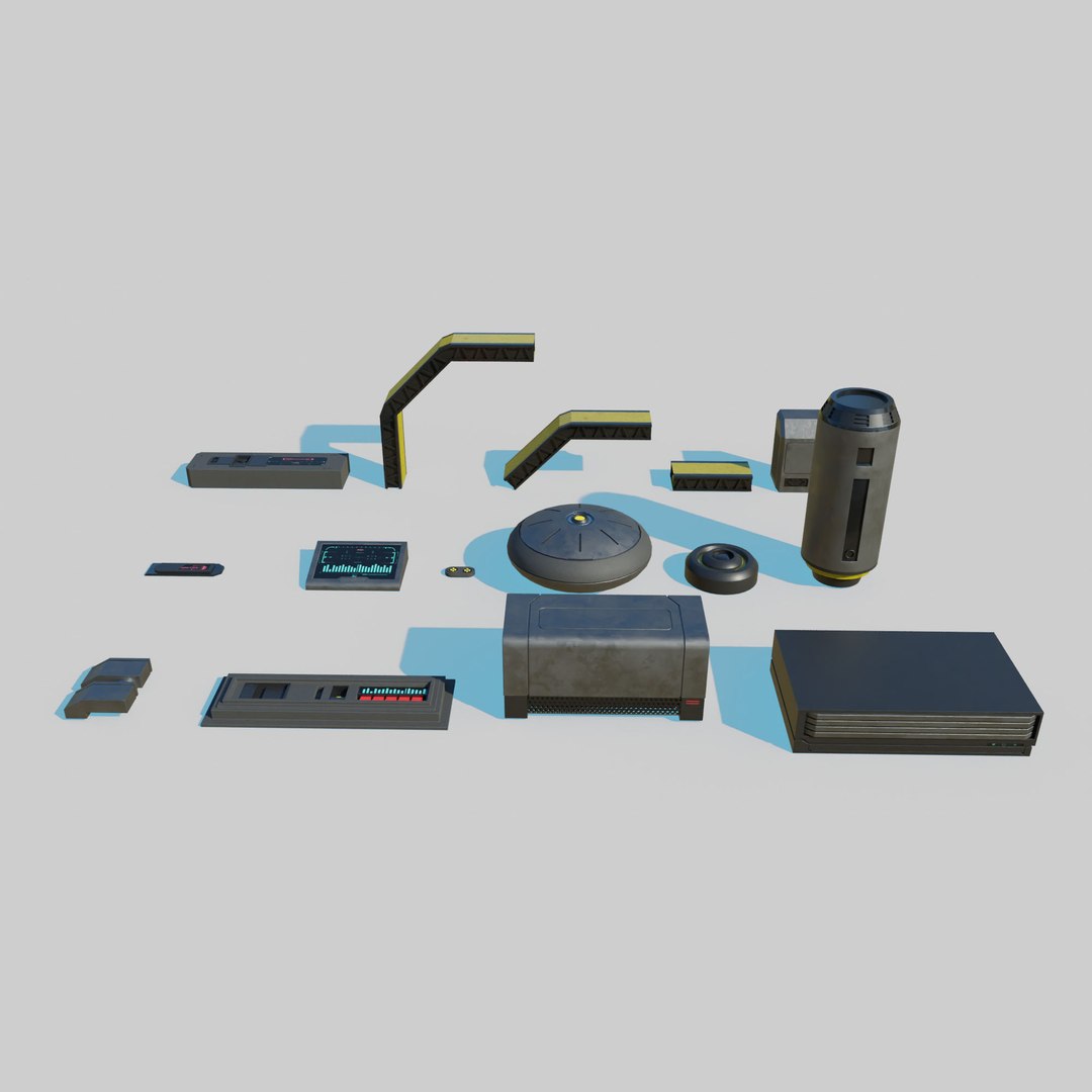 Cyberpunk Kitbash 3D Model - TurboSquid 1869735