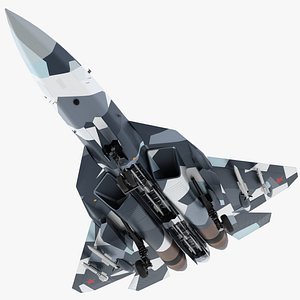 Sukhoi Su-57 - Pbr 3D - TurboSquid 1402272