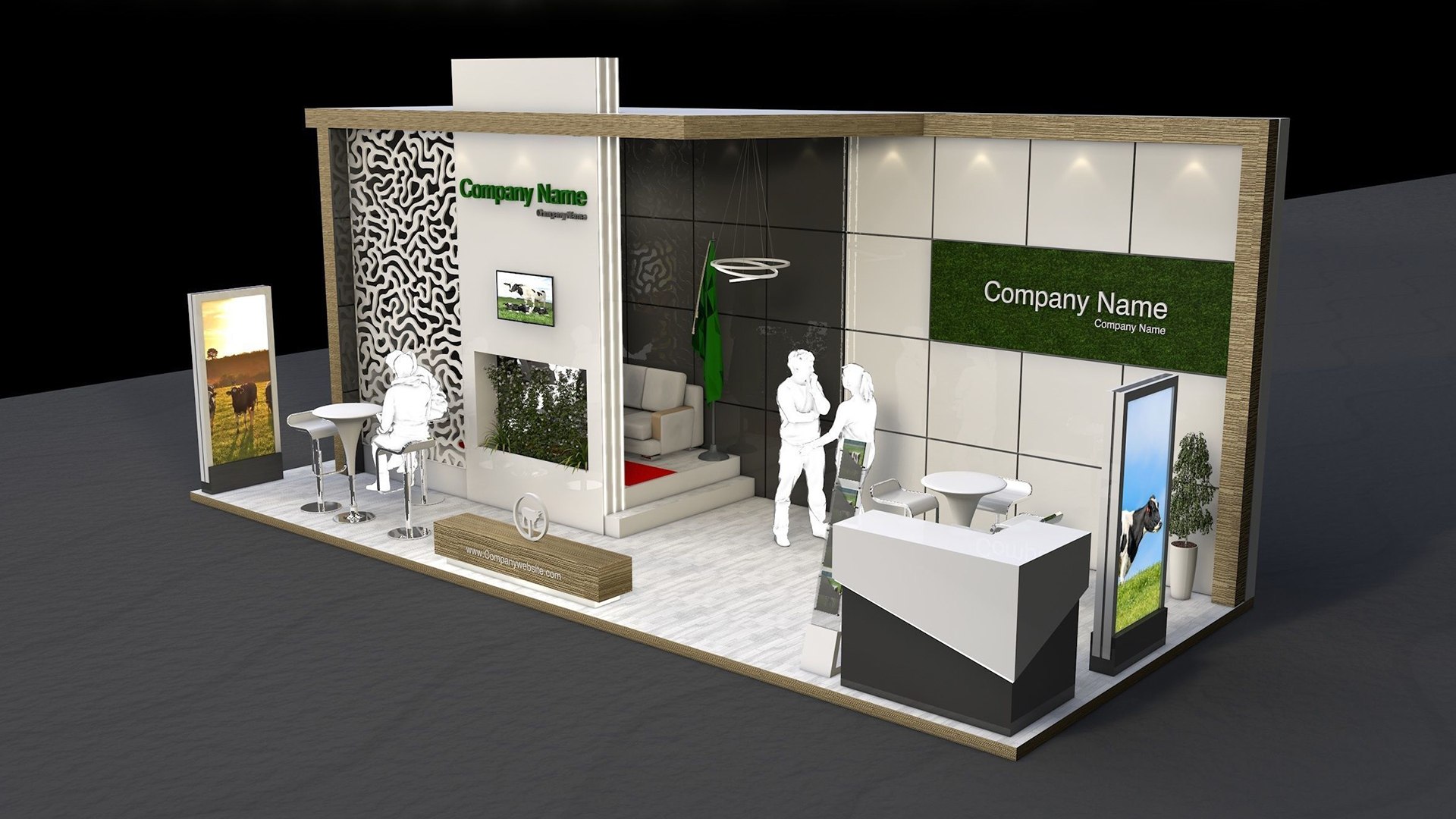 3D Model Exhibition Vip Stand - TurboSquid 1805578