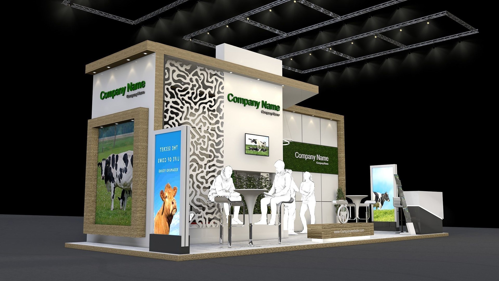 3D Model Exhibition Vip Stand - TurboSquid 1805578