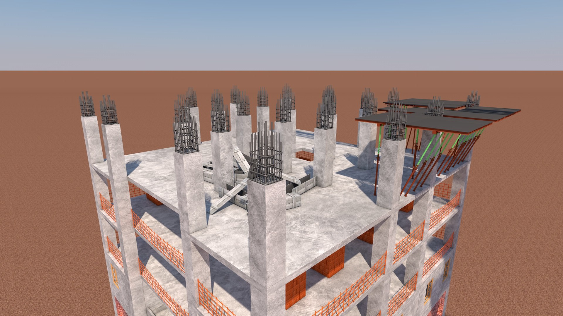 Work construction site 3D model - TurboSquid 1513213